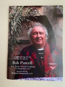 Bob Purcell memorial service – Fairey Surveys
